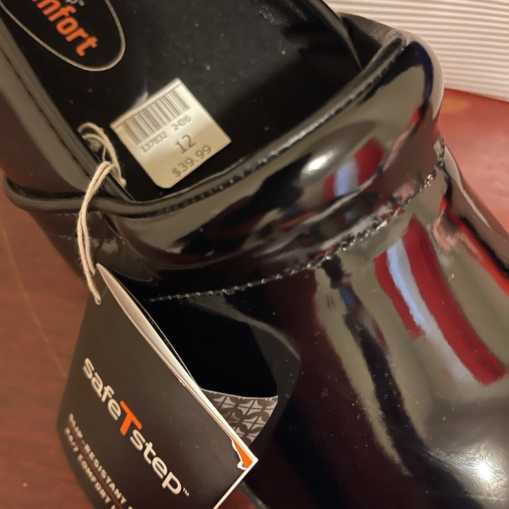 Safe T Step Patent Leather Shoes-12 - Gem